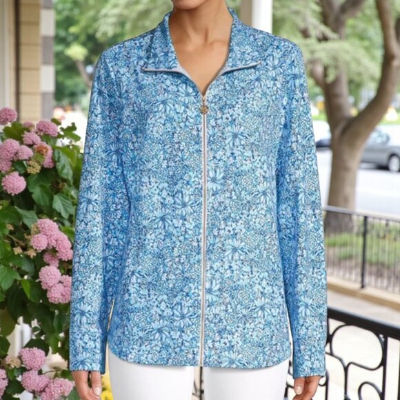 Lilly Pulitzer | Jackets & Coats | Lilly Pulitzer Leona Zip Up Jacket ...